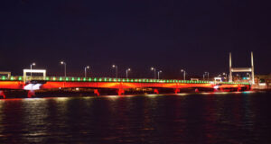 Illumination du pont Gouin pour Noël - Ville de Saint-Jean-sur-Richelieu